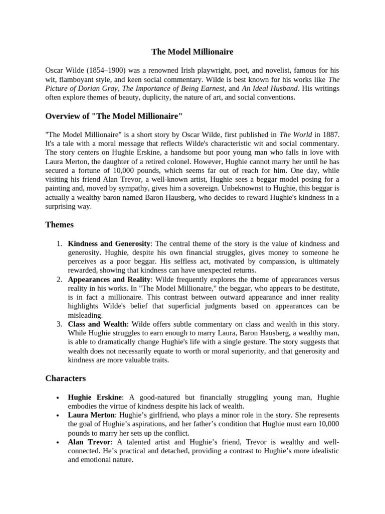 Introduction To Oscar Wilde | PDF | Oscar Wilde