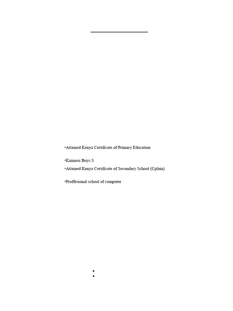 ANTONY CV | PDF