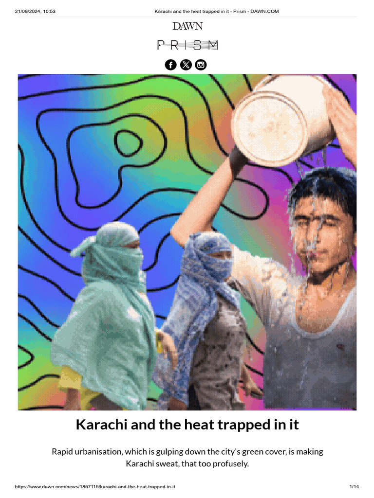 Karachi and The Heat Trapped in It - Prism | PDF | Karachi | Renewable ...