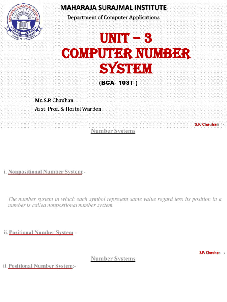 Number System & Conversion | PDF | Decimal | Numbers
