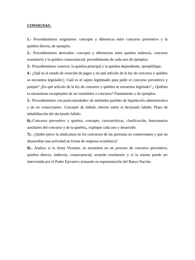 Consignas 2 | PDF