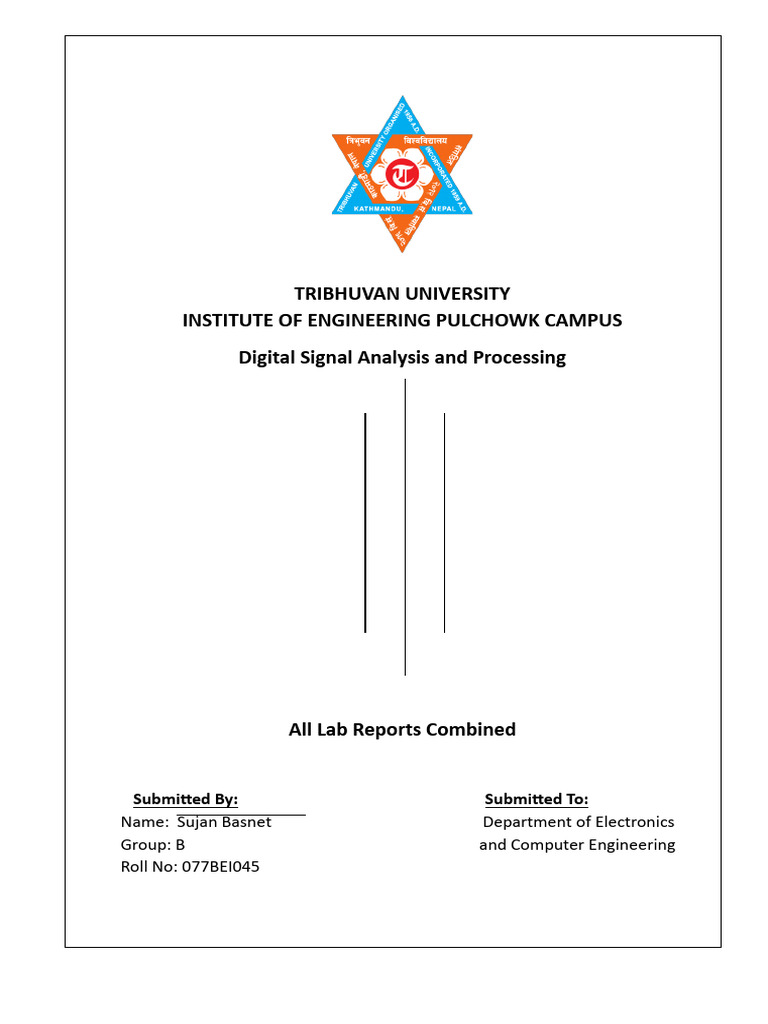 Dsap Lab Report 077bei045 | PDF | Numerical Analysis | Matlab