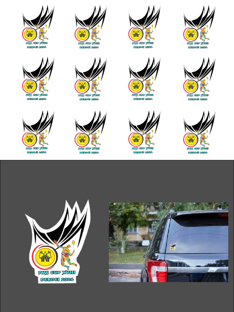 (T10 cm)FA Sticker A3+ HVS Cutting Laser IWS Cup 2024 | PDF