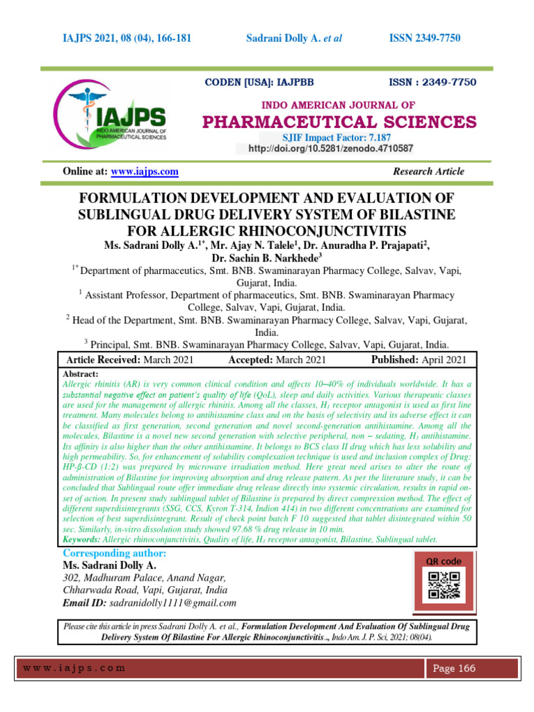 Formulation Development and Evaluation o | PDF | Tablet (Pharmacy ...