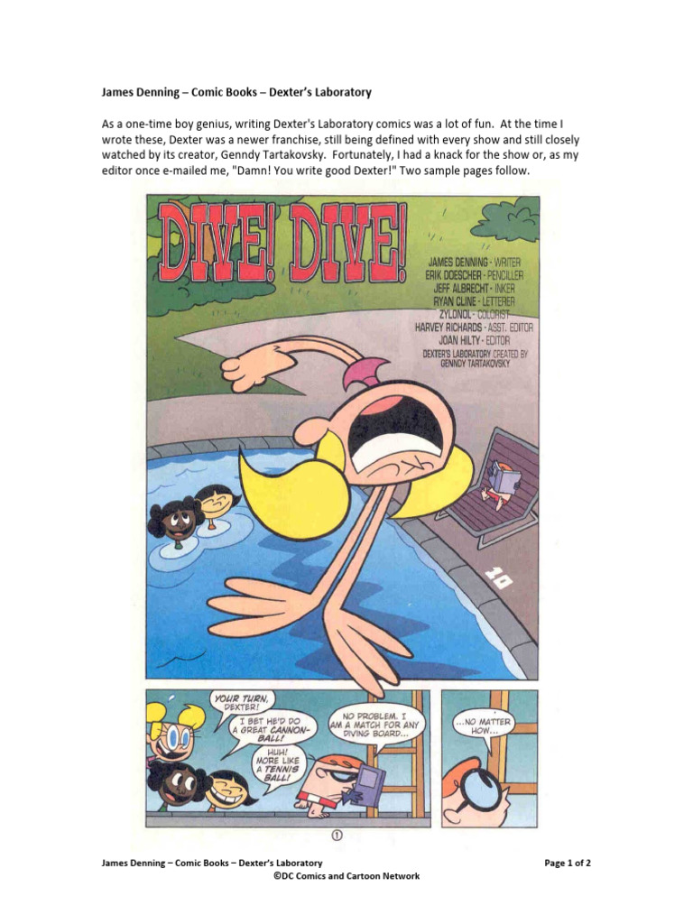 James Denning - Comics 1 - Dexter's Laboratory | PDF