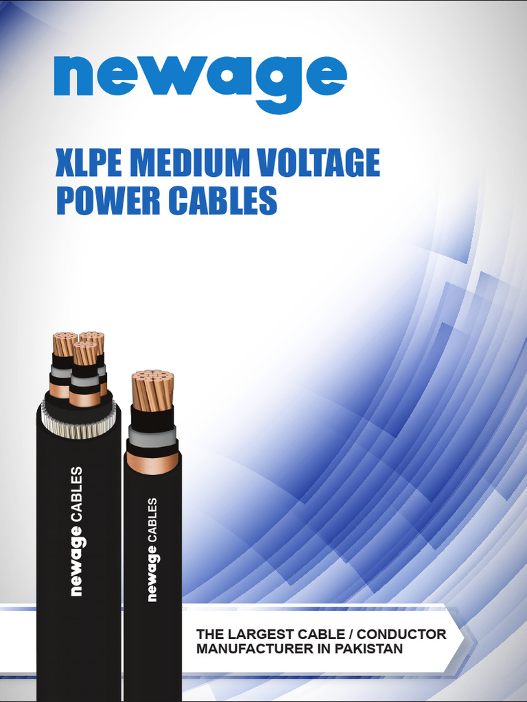 Mv Xlpe Power Cable Catalogue Newage Pdf Insulator Electricity Electrical Resistance And
