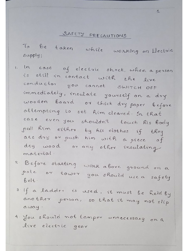 Electrical Record EEE | PDF