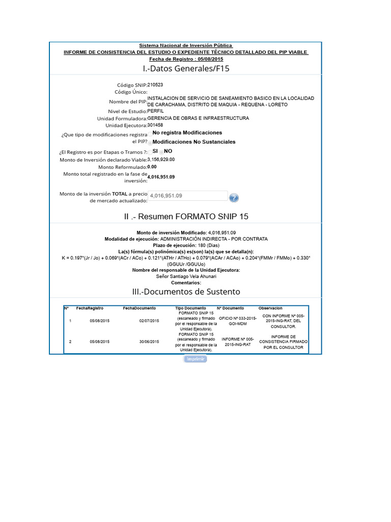 Reporte F15 | PDF