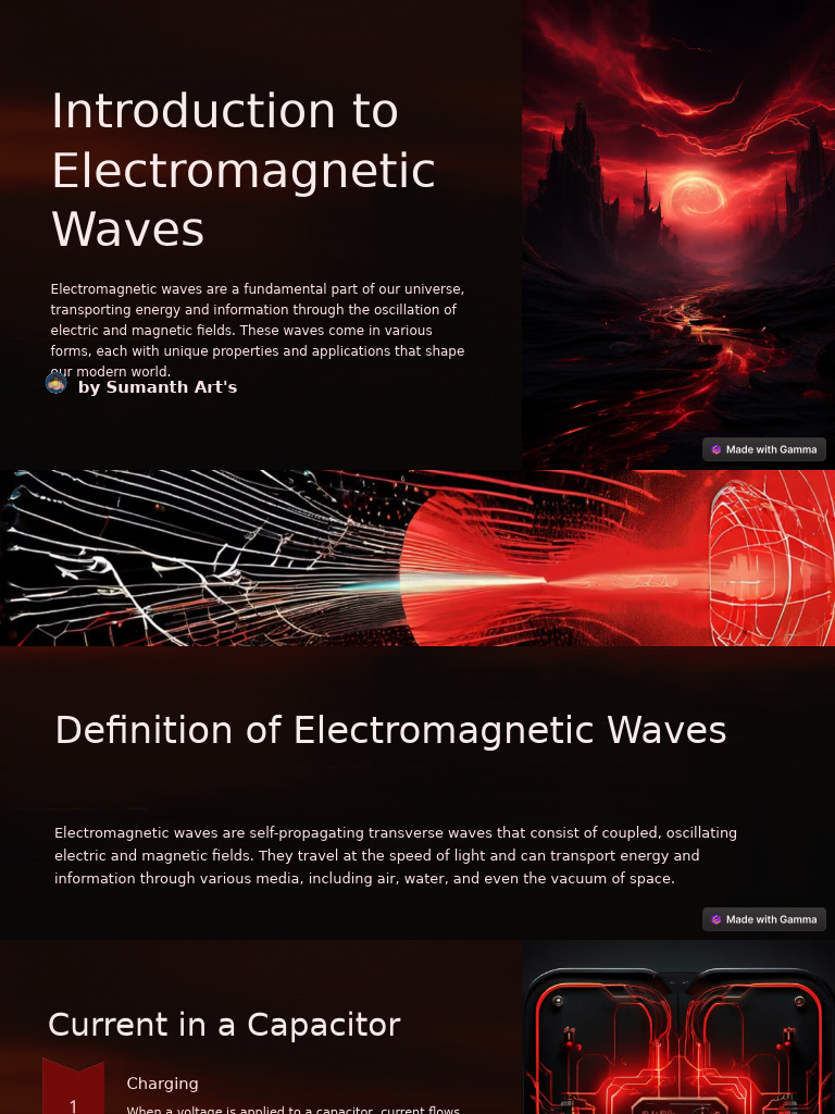 Introduction To Electromagnetic Waves | PDF | Electromagnetic Spectrum ...