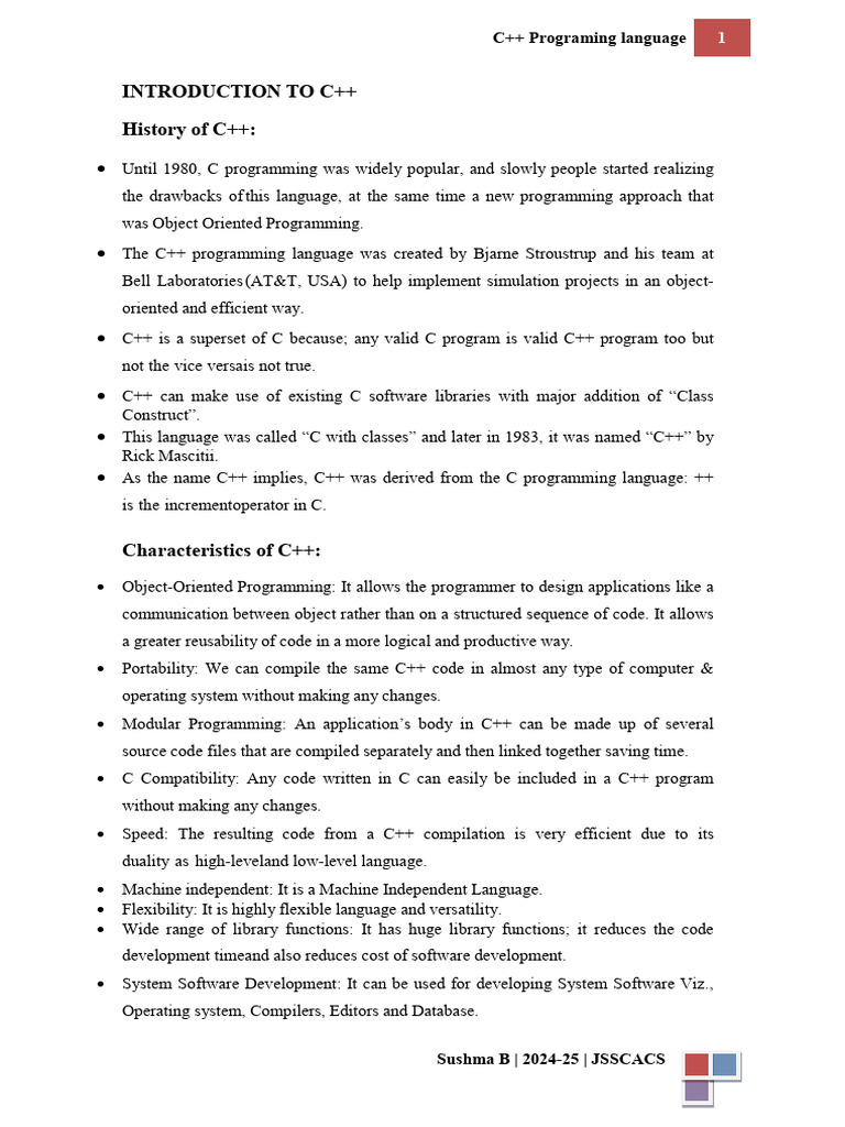 C Unit1 Chapter2 Pdf C Namespace 5401