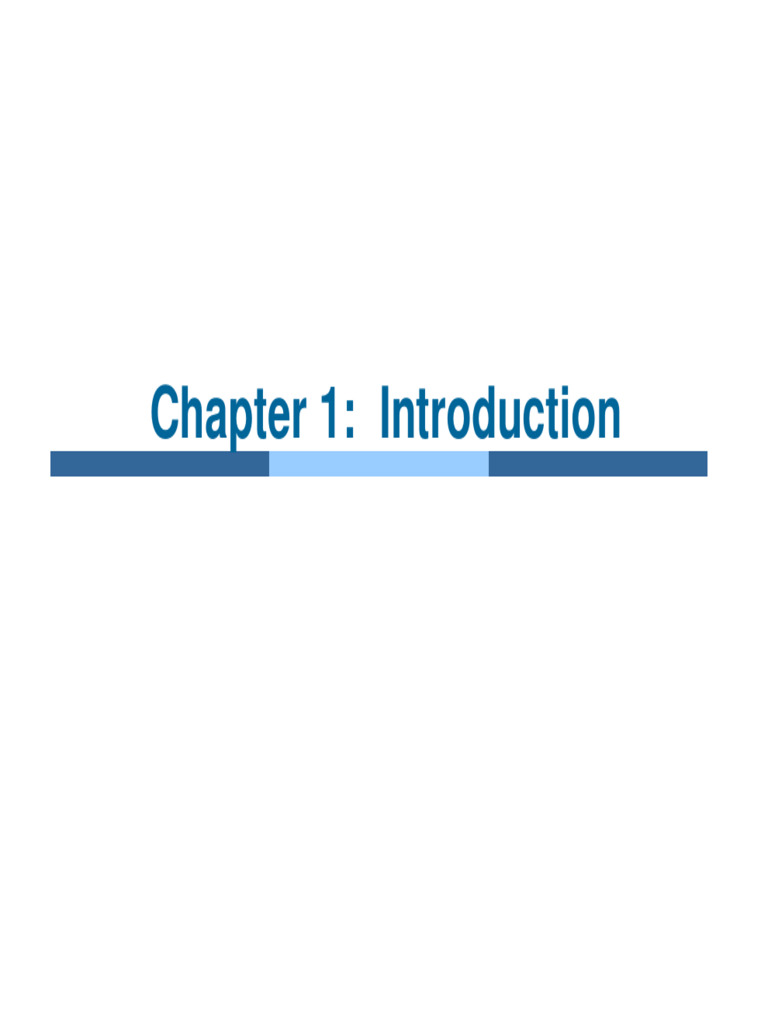 Chapter 1 | PDF | Operating System | Shell (Computing)