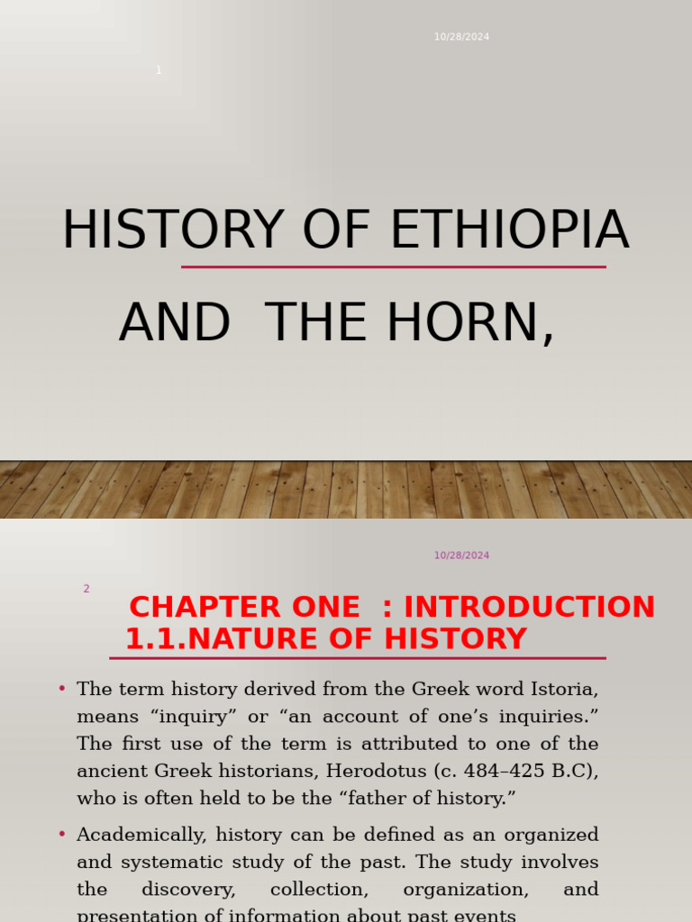 A History of Ethiopia and Horn Lecture Notes | PDF | Stone Age | Horn ...