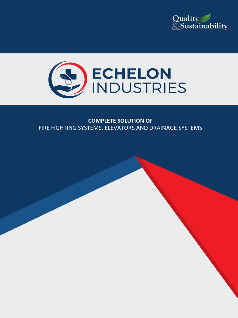 Echelon Submittal For Fire Fighting Brand | PDF | Fire Sprinkler System ...