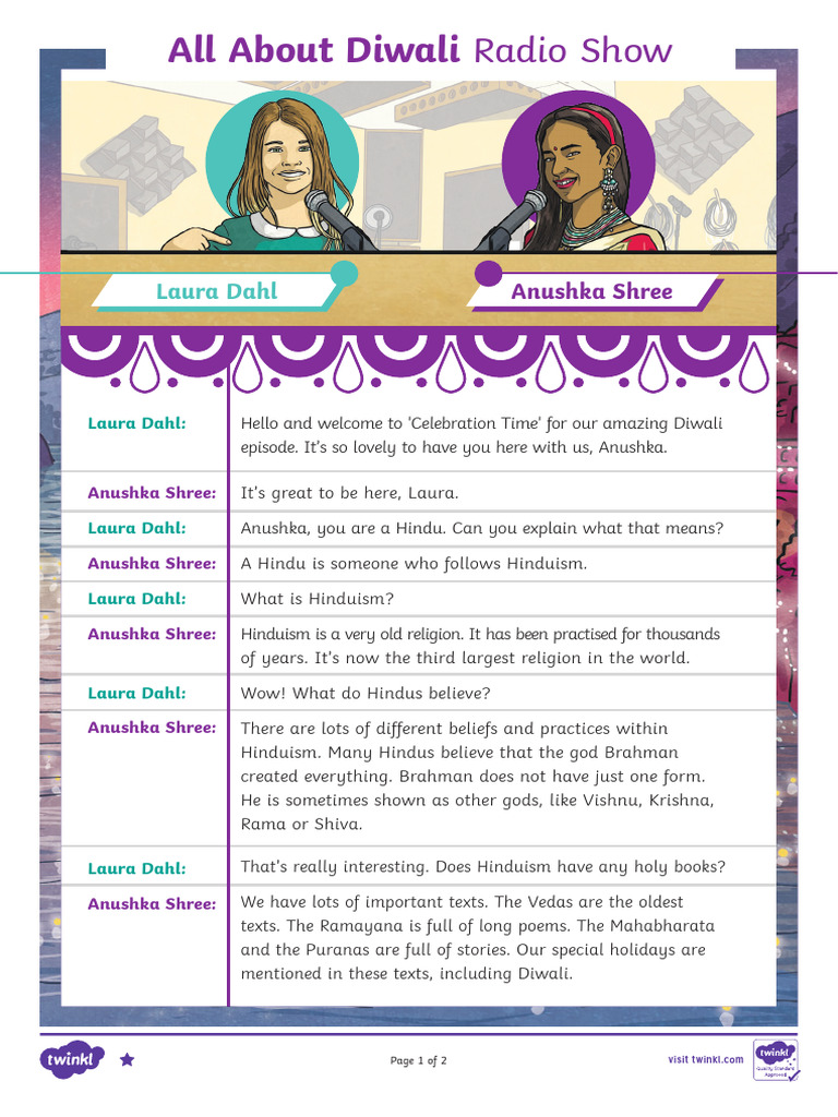 LKS2 Diwali Differentiated Reading Comprehension Activity | PDF | Rama ...
