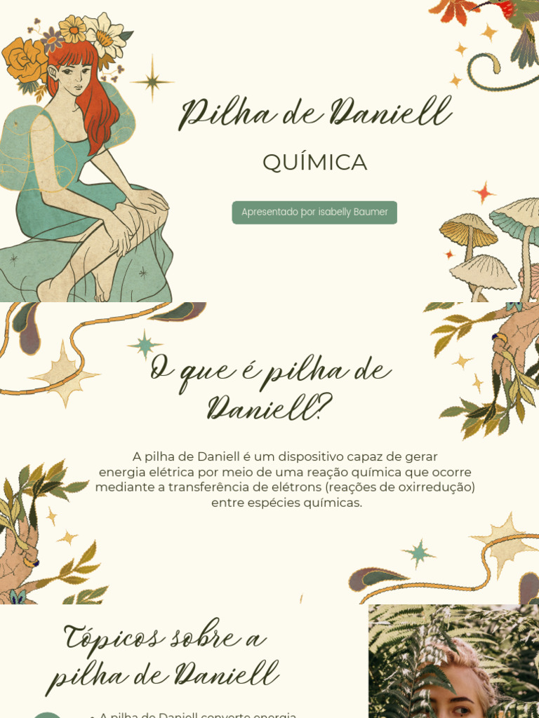 Pilha de Daniell - 20240311 - 215743 - 0000 | PDF | Eletrodo | Cátodo