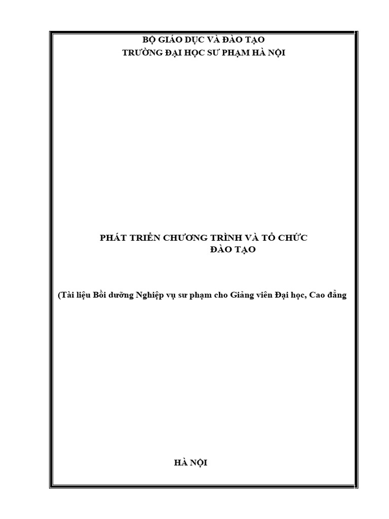 PTCT Và T CH C QTĐT | PDF