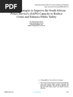 SAPS Service Delivery Challenges Analysis | PDF | Community Policing ...