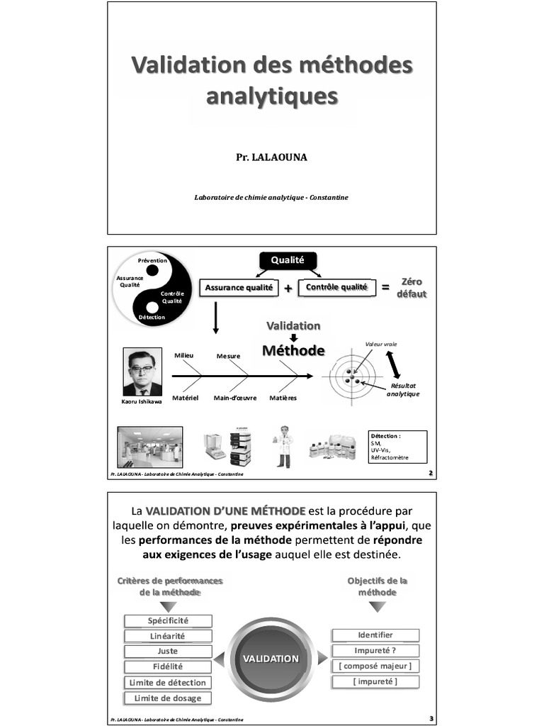 Validation Des Méthodes Analytiques | PDF