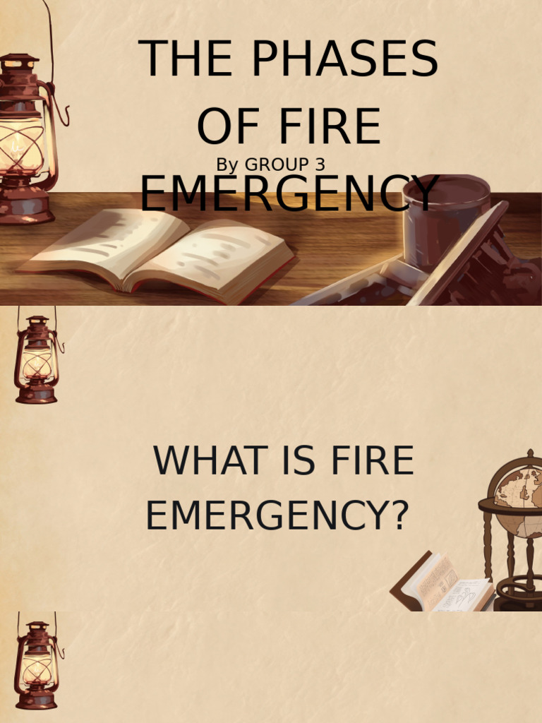 DRRR Phases of Fire Emergency | PDF | Emergency Evacuation | Firefighter