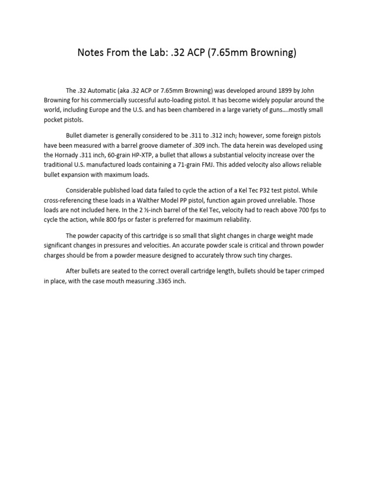 32 Acp 2 | PDF | History