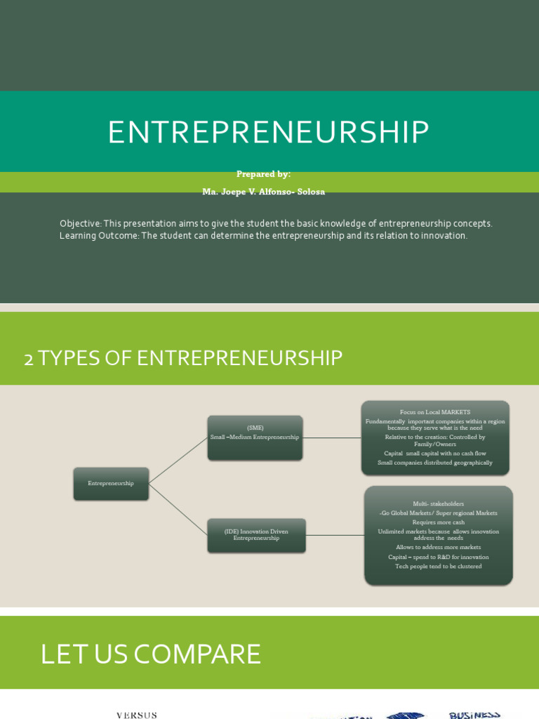 Entrepreneurship | PDF | Entrepreneurship | Innovation