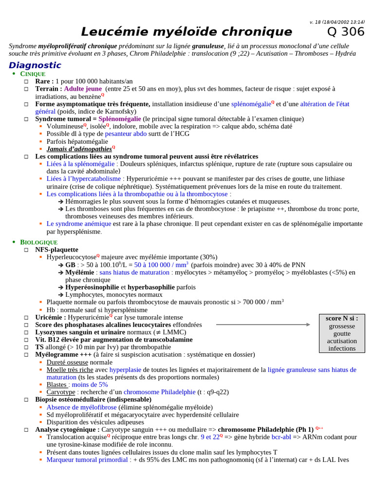 Q 306 LMC | PDF | Maladies et troubles | Médecine clinique
