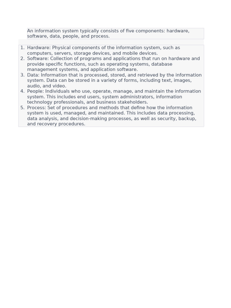 information systems | PDF