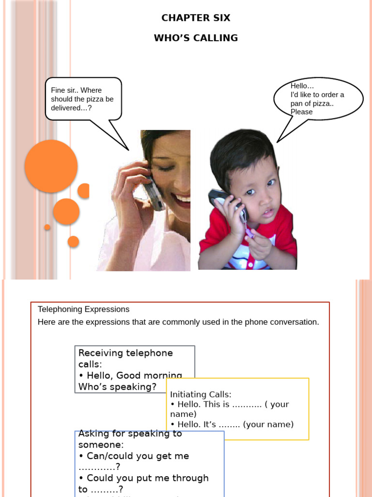 Chapter 6 Who's Calling | PDF | Telephone | Telephony