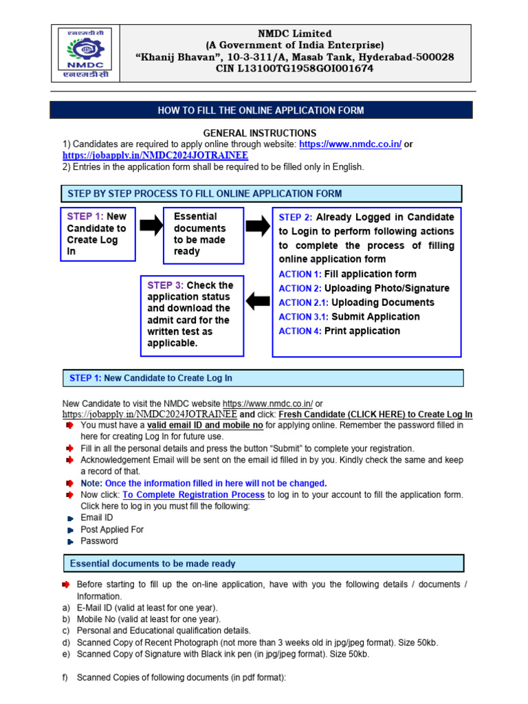 HowToApply | PDF | Login