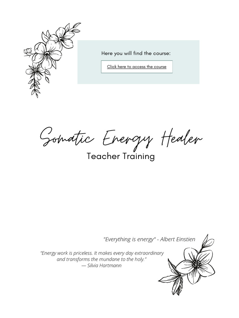 Somatic Energy Healer Training | PDF
