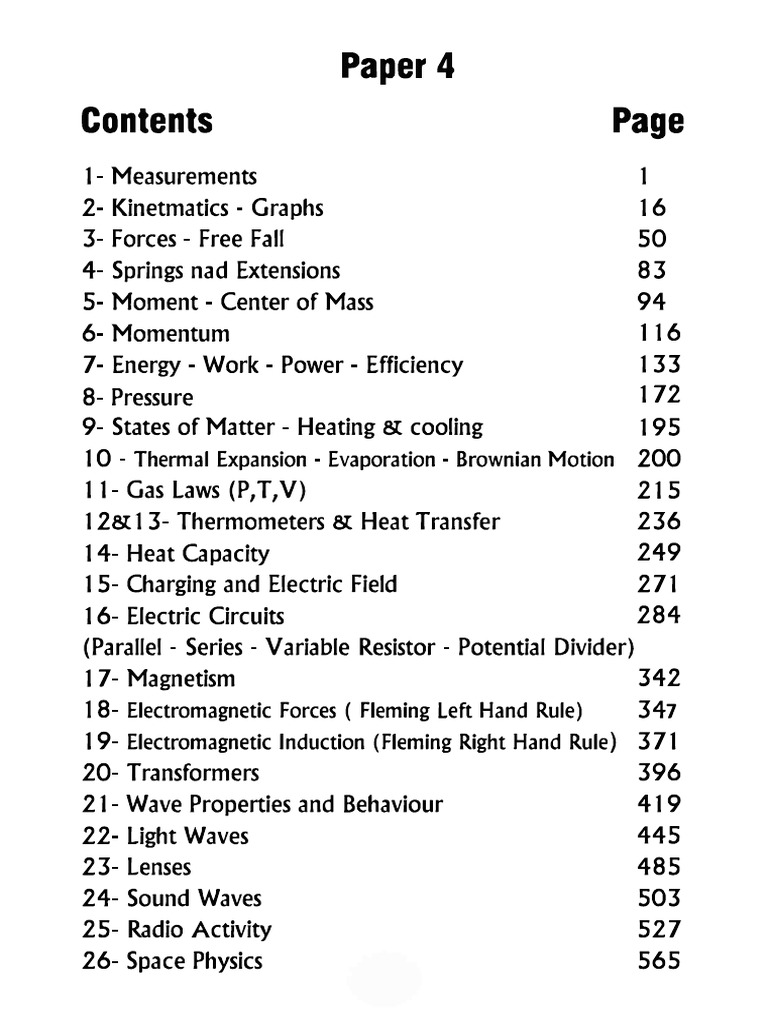 PHYSICS Classified - Final Edition | PDF