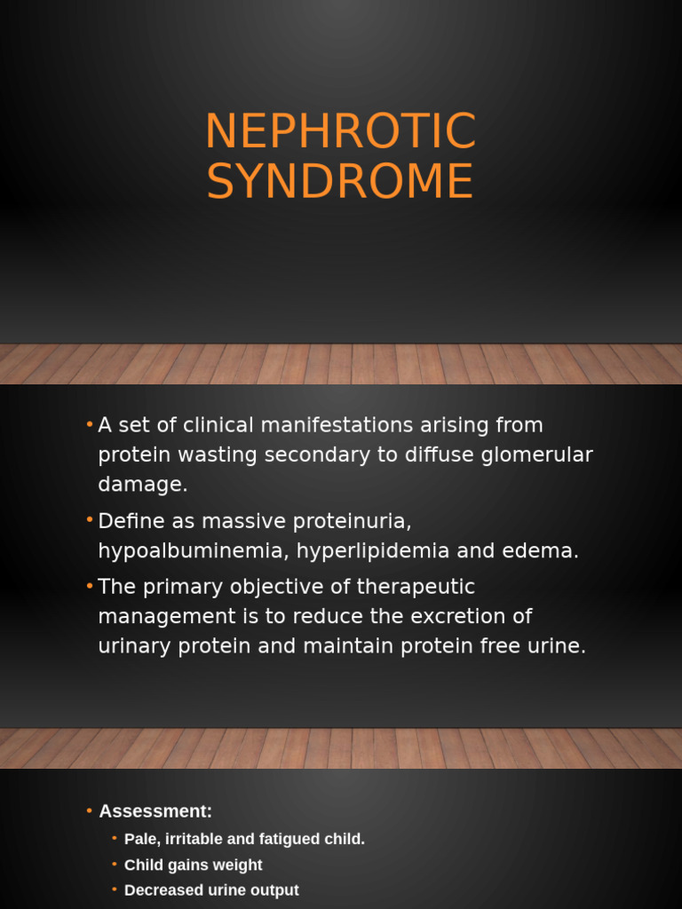 Nephrotic Syndrome | PDF | Science & Mathematics