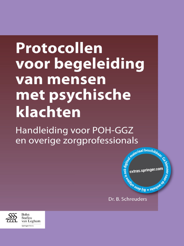 Dr. B. Schreuders (Auth.) - Protocollen Voor Begeleiding Van Mensen Met ...