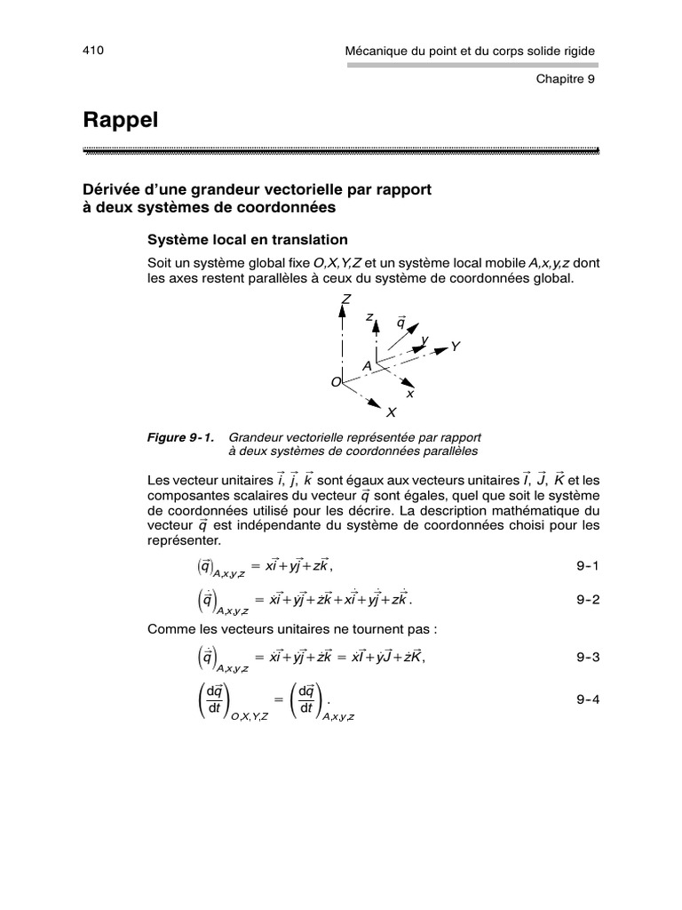 Cours1 Dynamik 3D | PDF