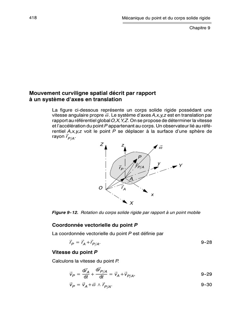 Cours4 Dynamik 3D | PDF