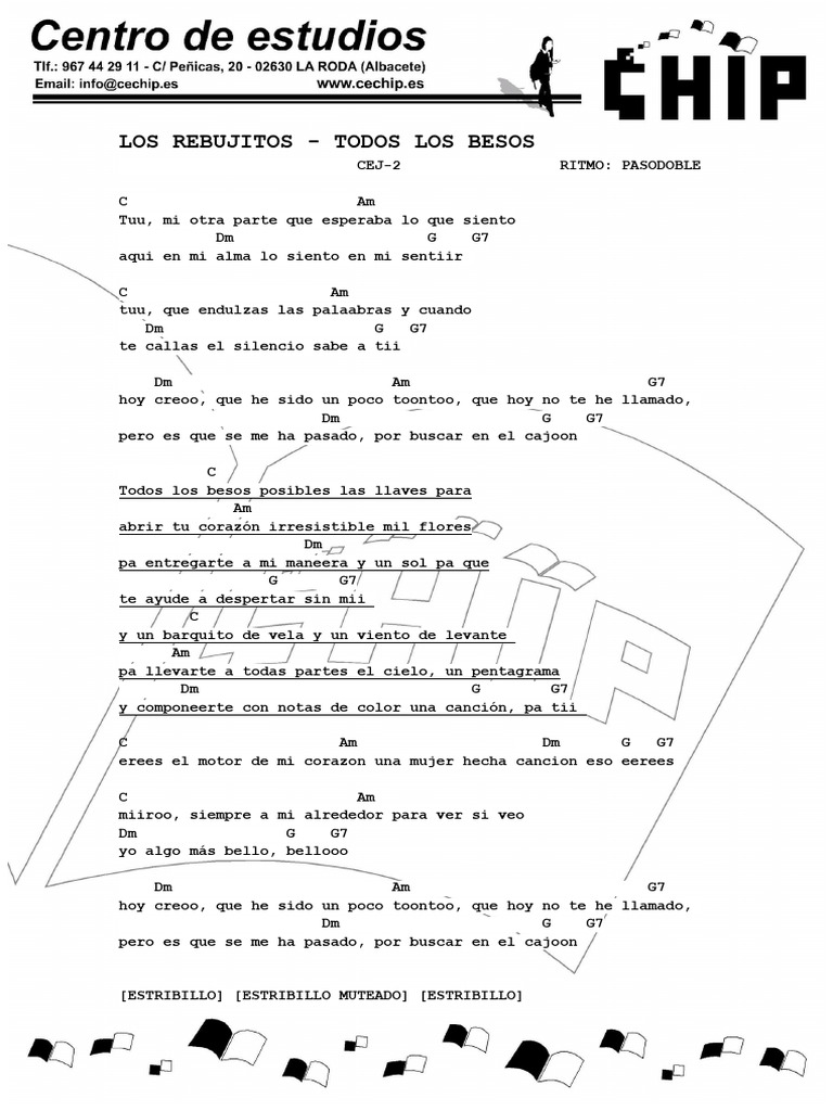 LOS REBUJITOS - Todos Los Besos | PDF