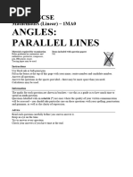 GCSE Exam Questions Angles in Parallel Lines | PDF | Triangle | Angle