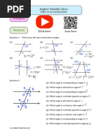 GCSE Exam Questions Angles in Parallel Lines | PDF | Triangle | Angle