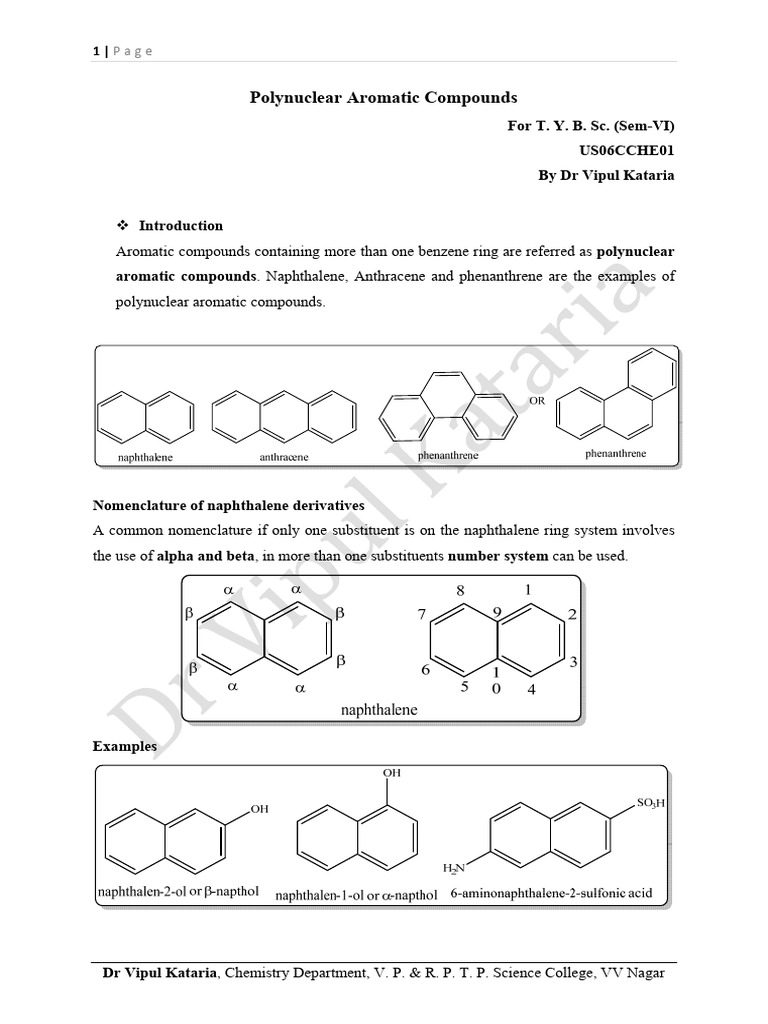 Updated Napthalene | PDF | Aromaticity | Molecular Orbital