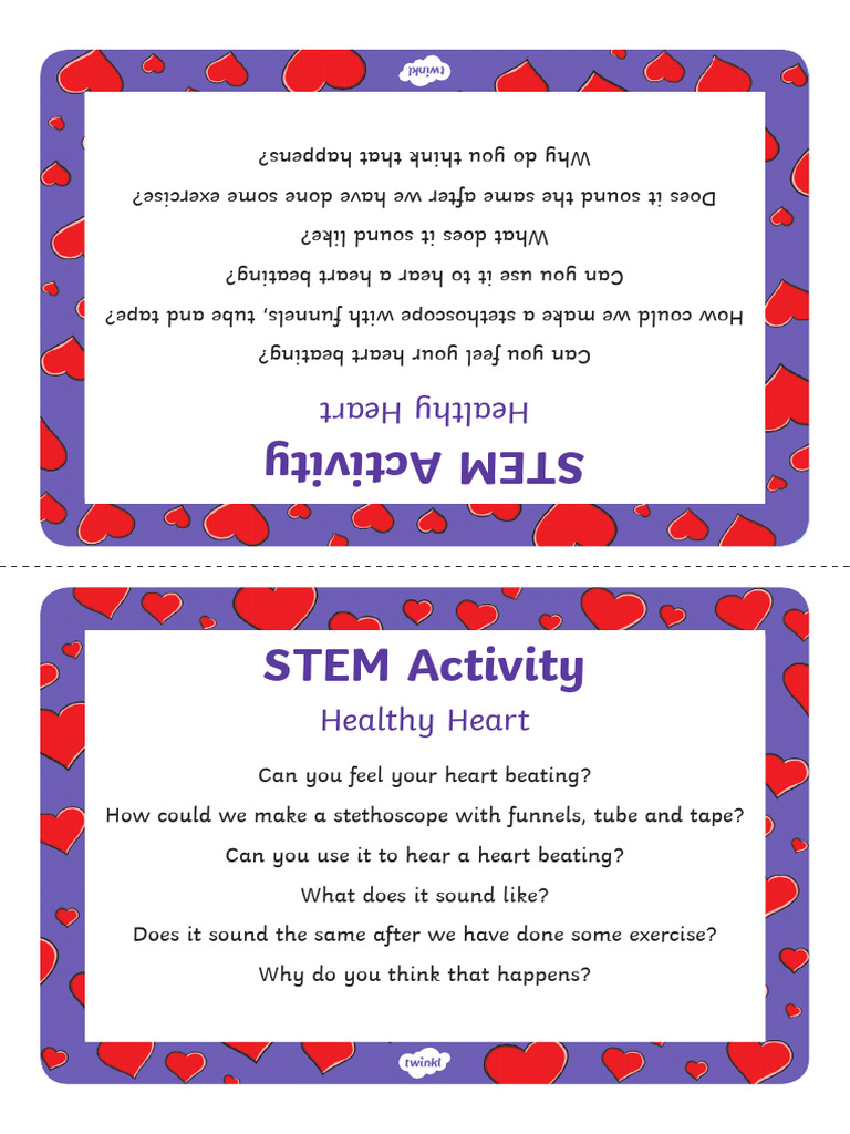 STEM Activity Prompt Card | PDF | Wellness | Lifestyle