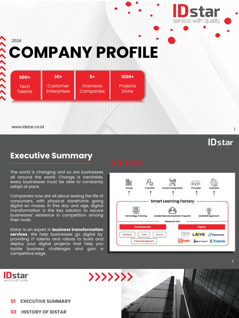 Company Profile IDstar Aug 2024 (PUBLIC) .Pptx-Min | PDF | Automation ...