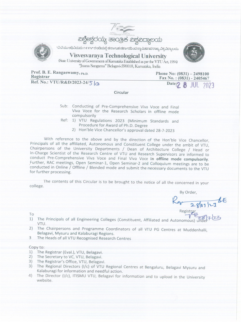 Comprehensive Viva - Offline Mode | PDF