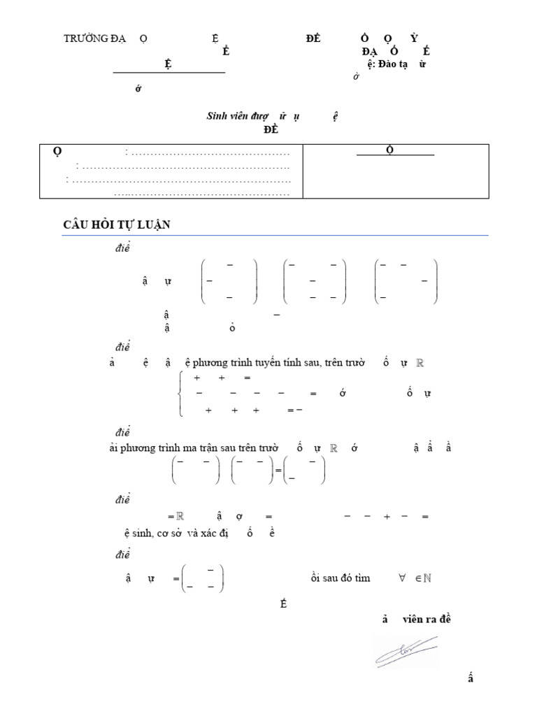 De Thi Ket Thuc Mon - HK3 Nam Hoc 2023-2024 - DSTT - CITD - de 2 | PDF