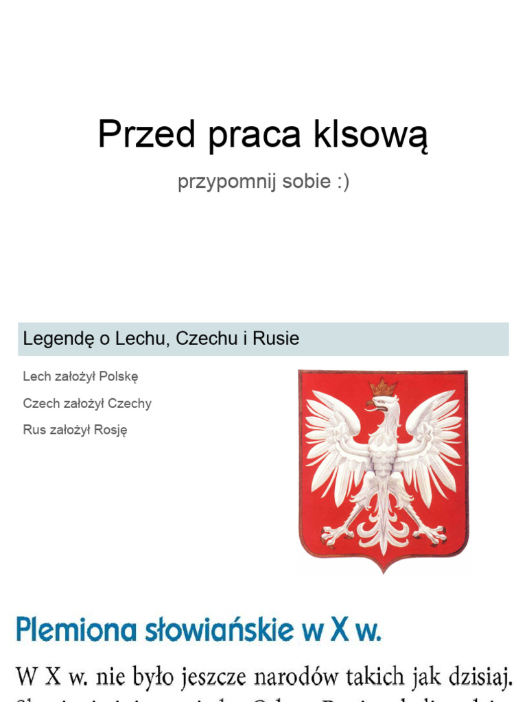 Przed Praca Klasową - Kopia | PDF