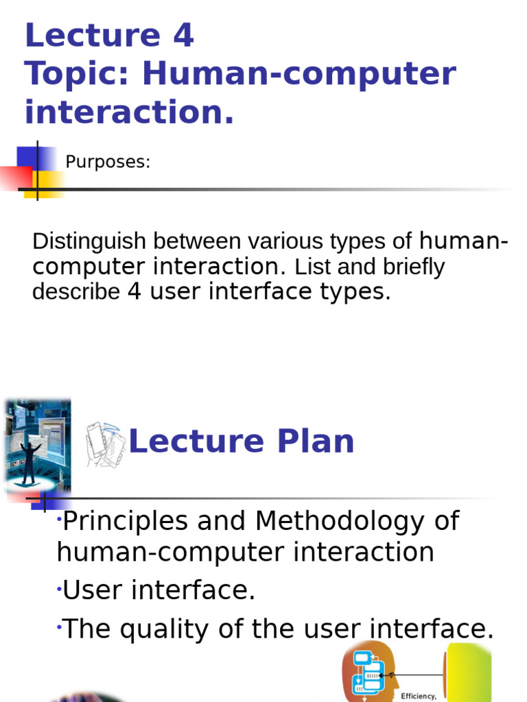 Lec4n Human-Computer Interaction. | PDF | Graphical User Interfaces | Human–Computer Interaction