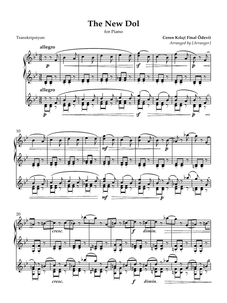 The New Dol - Full Score | PDF