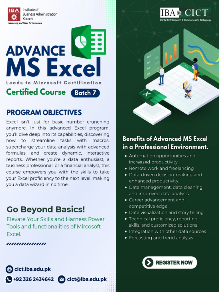 Advanced MS Excel Certification Course | PDF