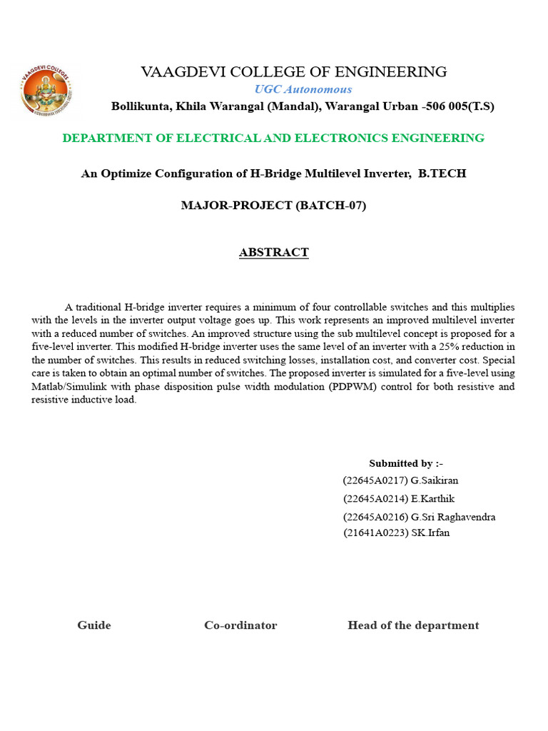Major - Project Abstract b-7 | PDF | Computers | Technology & Engineering