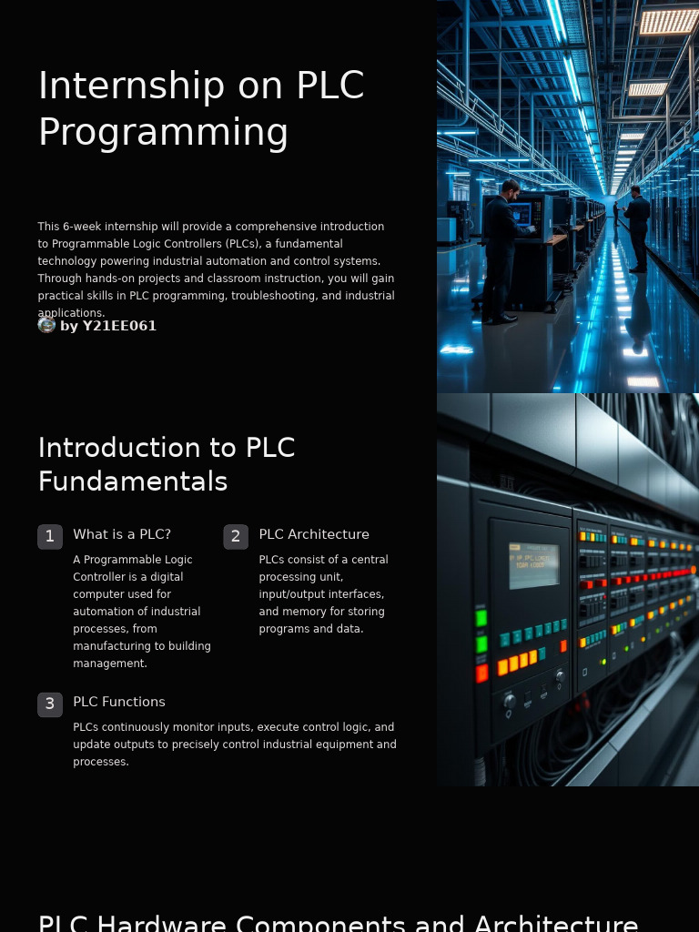 PLC PPT | PDF | Programmable Logic Controller | Computer Program
