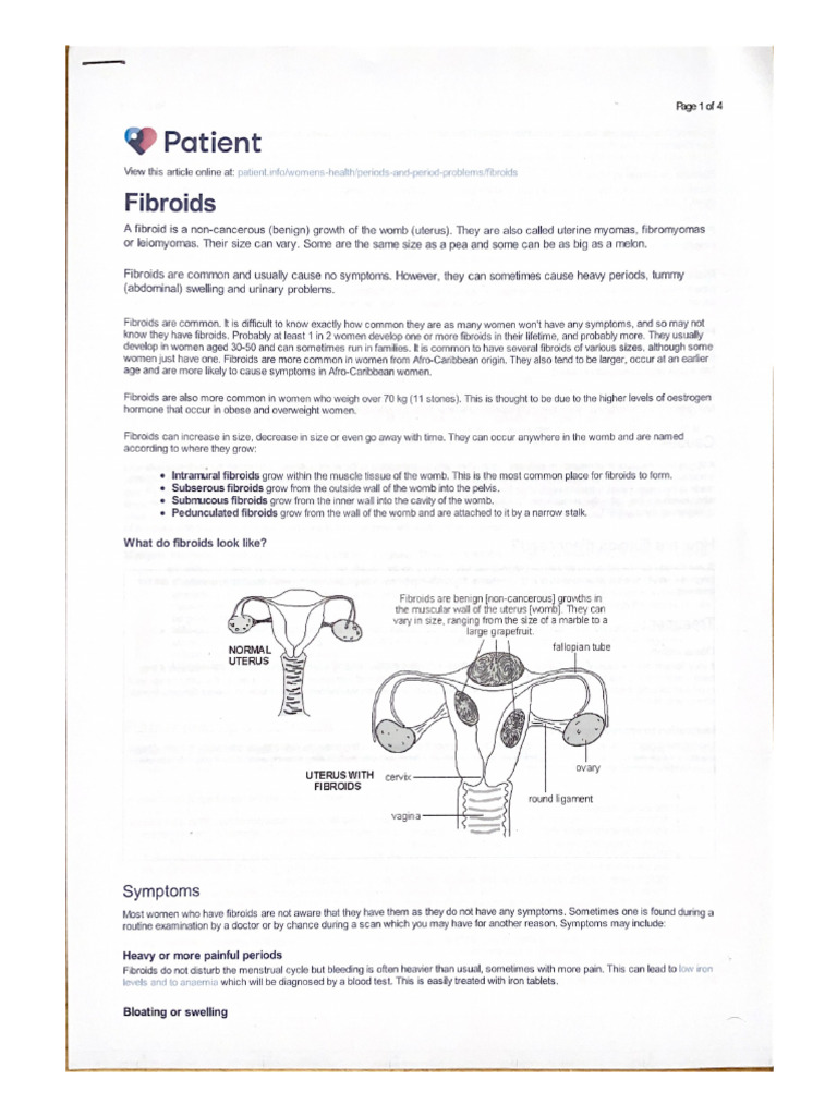 Fibroids | PDF